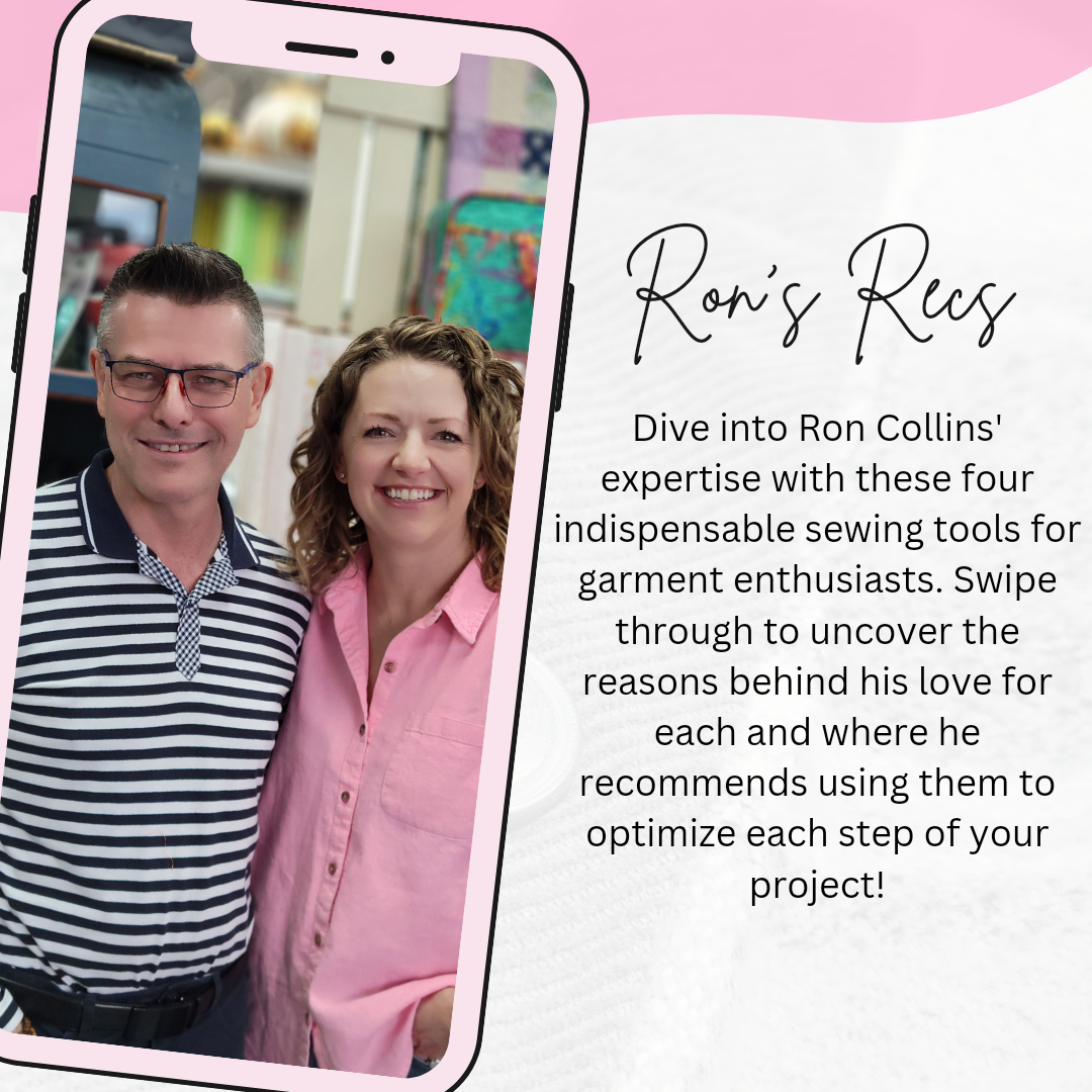 Ron Collins’ Top Recs for Garment Enthusiasts – Out of Hand Quilting & Fabrics