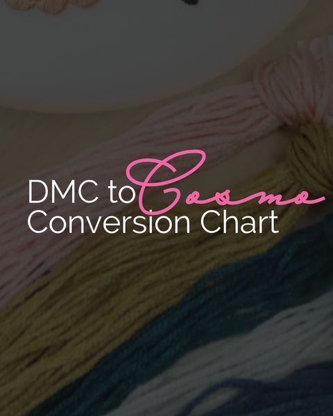 OOH Free PDF DMC to COSMO Floss Conversion Chart + Alison’s Staff Pick ...