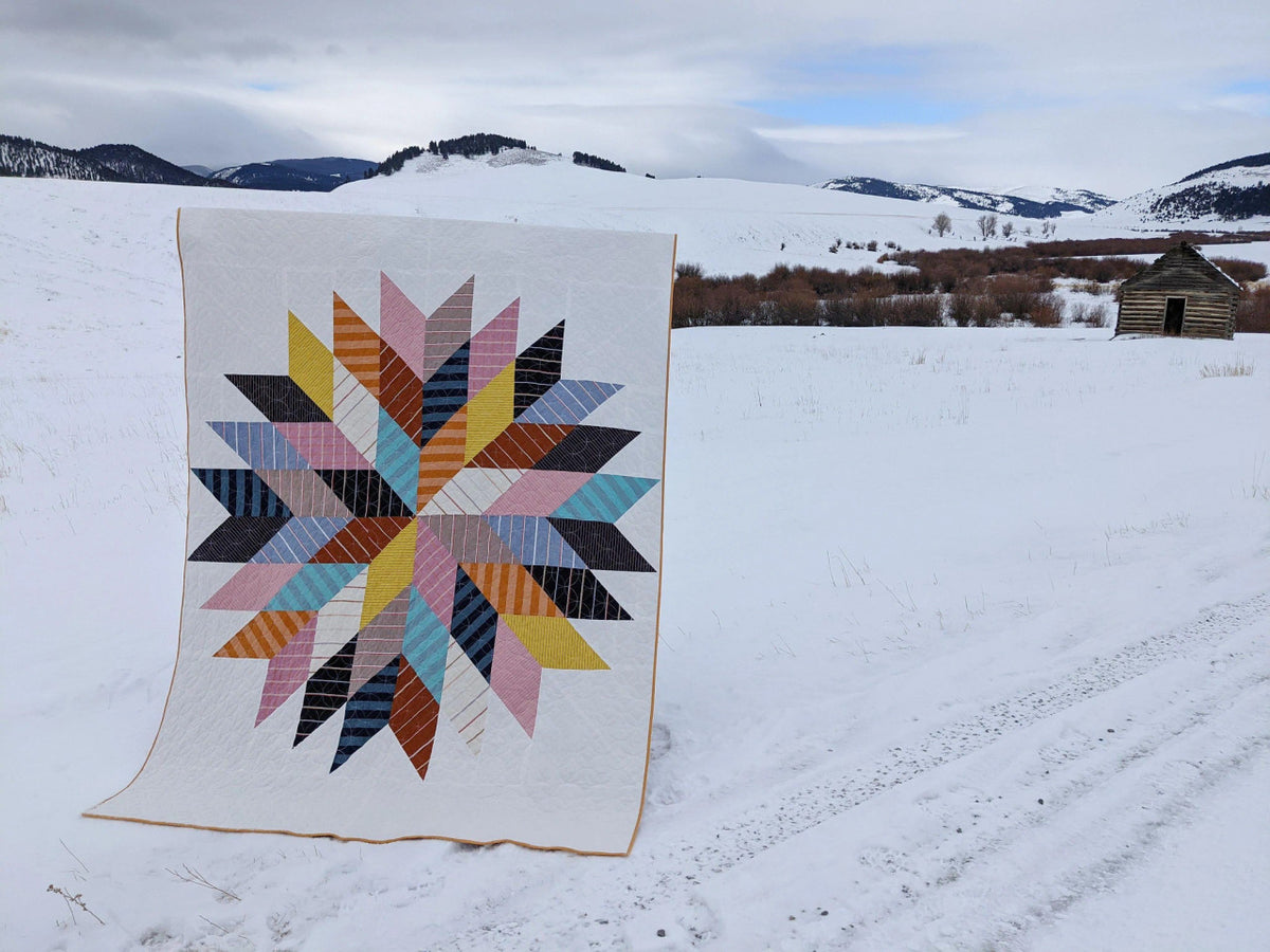 Homestead Star Quilt Pattern by Plains & Pine – Out of Hand Quilting ...