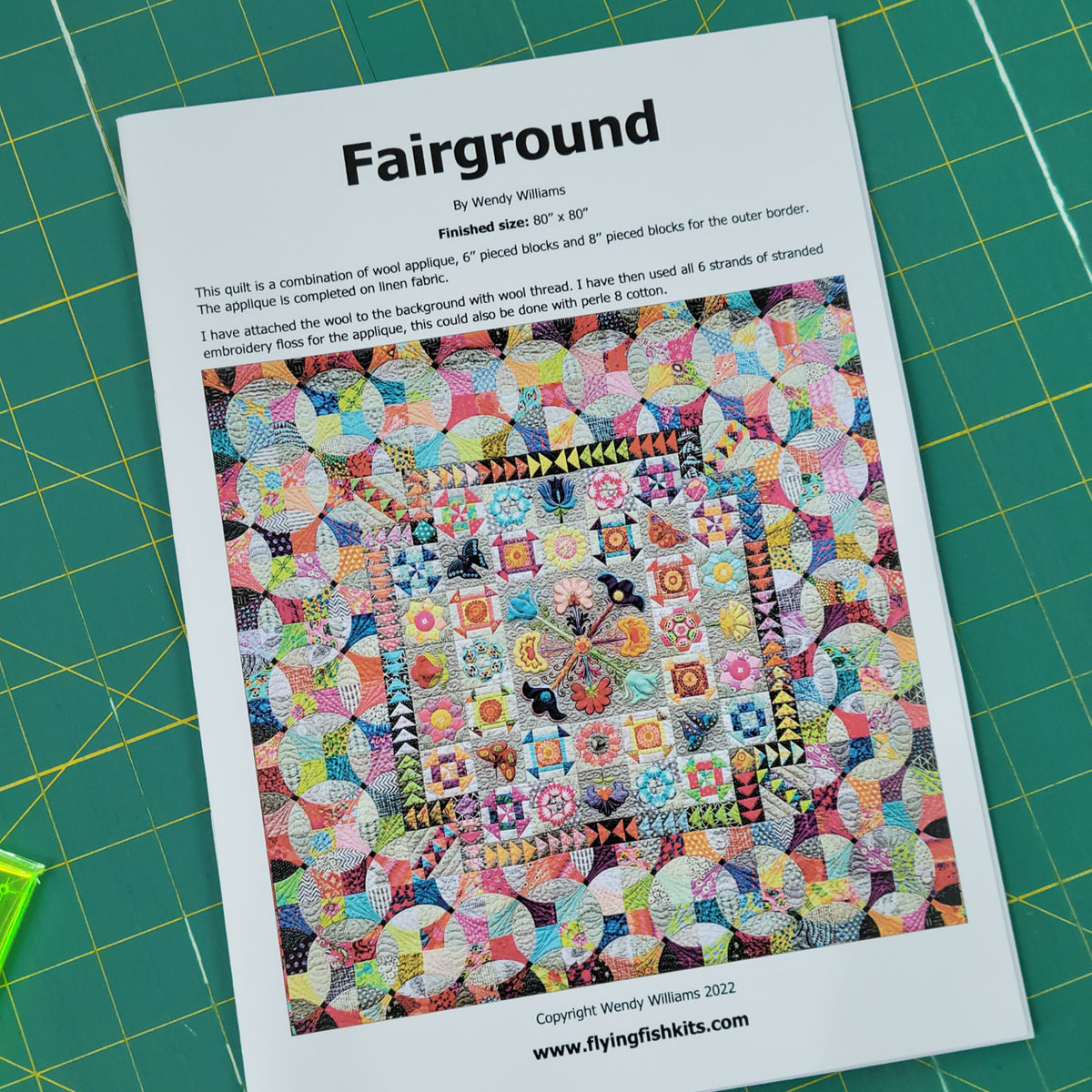 Fairground Pattern by Wendy Williams – Out of Hand Quilting & Fabrics