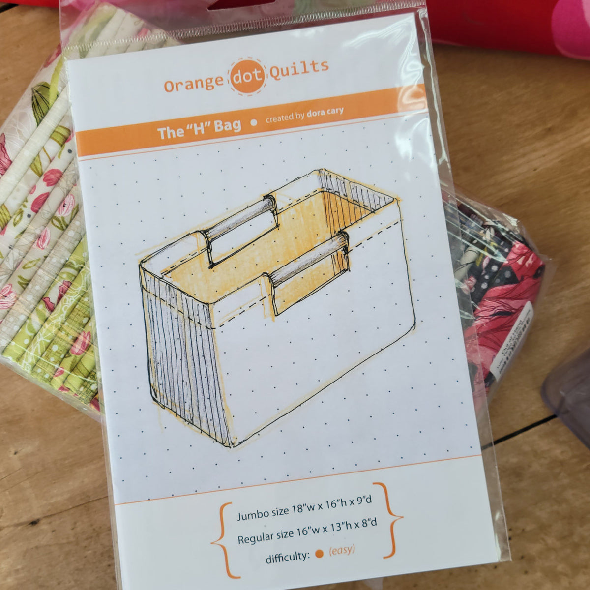 H Bag Patterns – Out of Hand Quilting & Fabrics