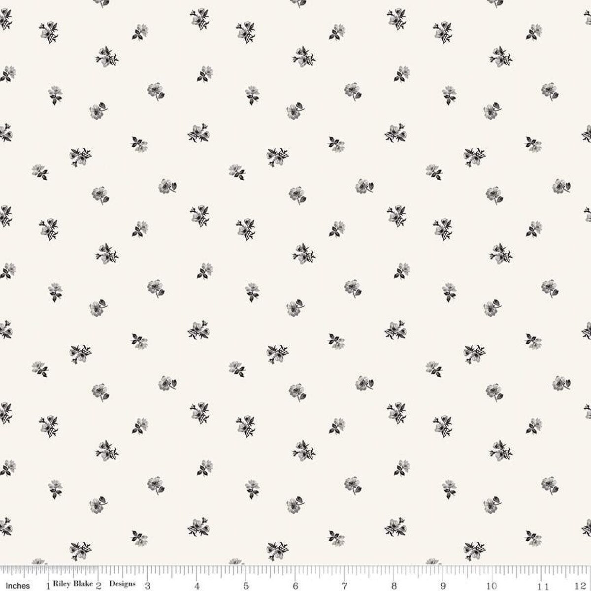 Ink & Ivory - Ditsy Ivory - Riley Blake Designs – Out of Hand Quilting ...