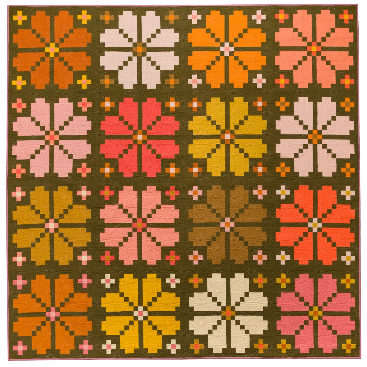 Knitted Blooms Quilt Pattern by Lo & Behold Stitchery – Out of Hand ...