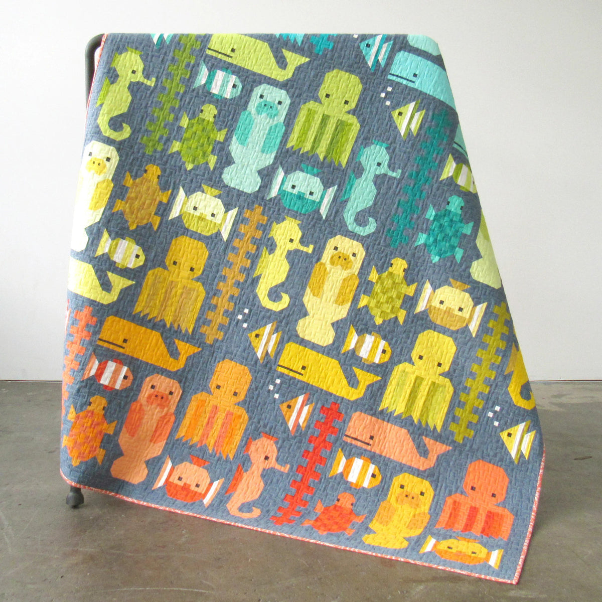 Awesome Ocean Quilt Pattern by Elizabeth Hartman – Out of Hand Quilting ...