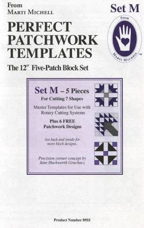 Perfect Patchwork Templates - Set M 5-Patch – Out of Hand Quilting ...