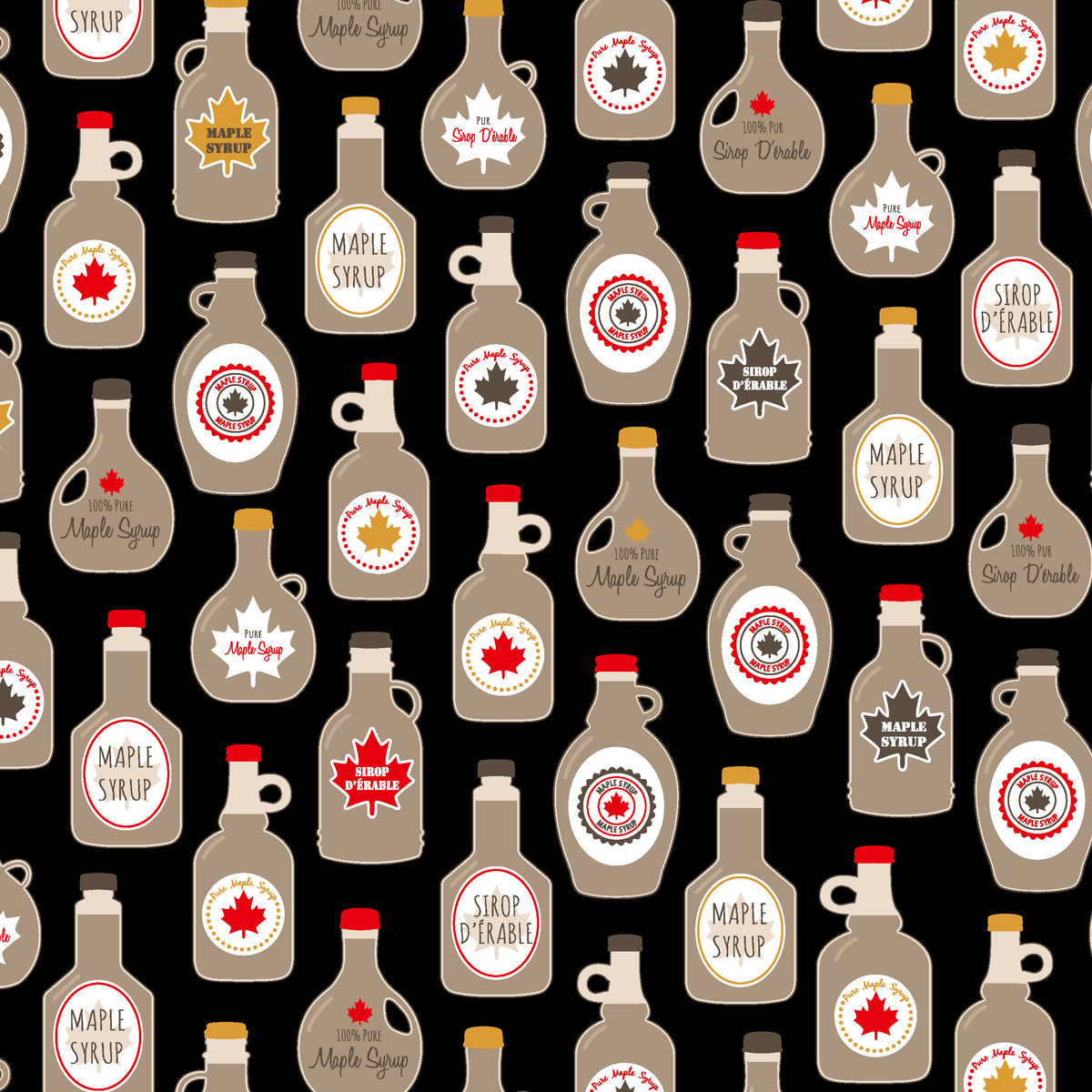 Proudly Canadian - Maple Syrup Black - Red Pine Designs – Out of Hand ...
