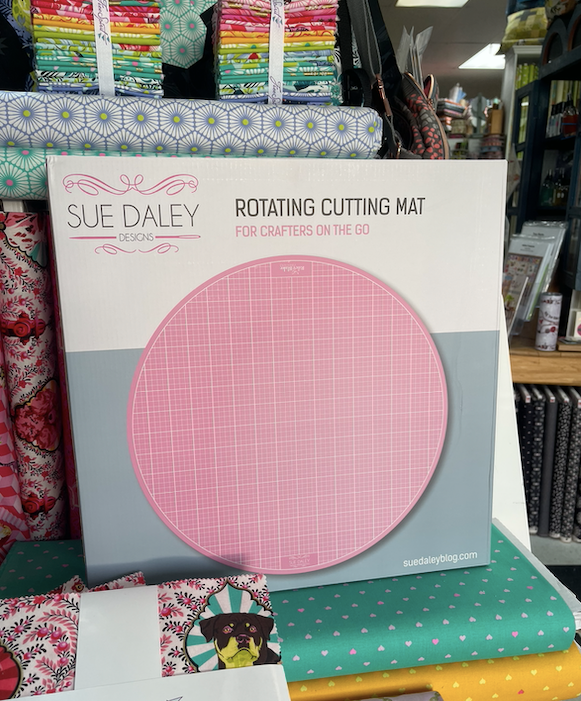 Sue Daley 16" Rotating Cutting Mat – Out of Hand Quilting & Fabrics