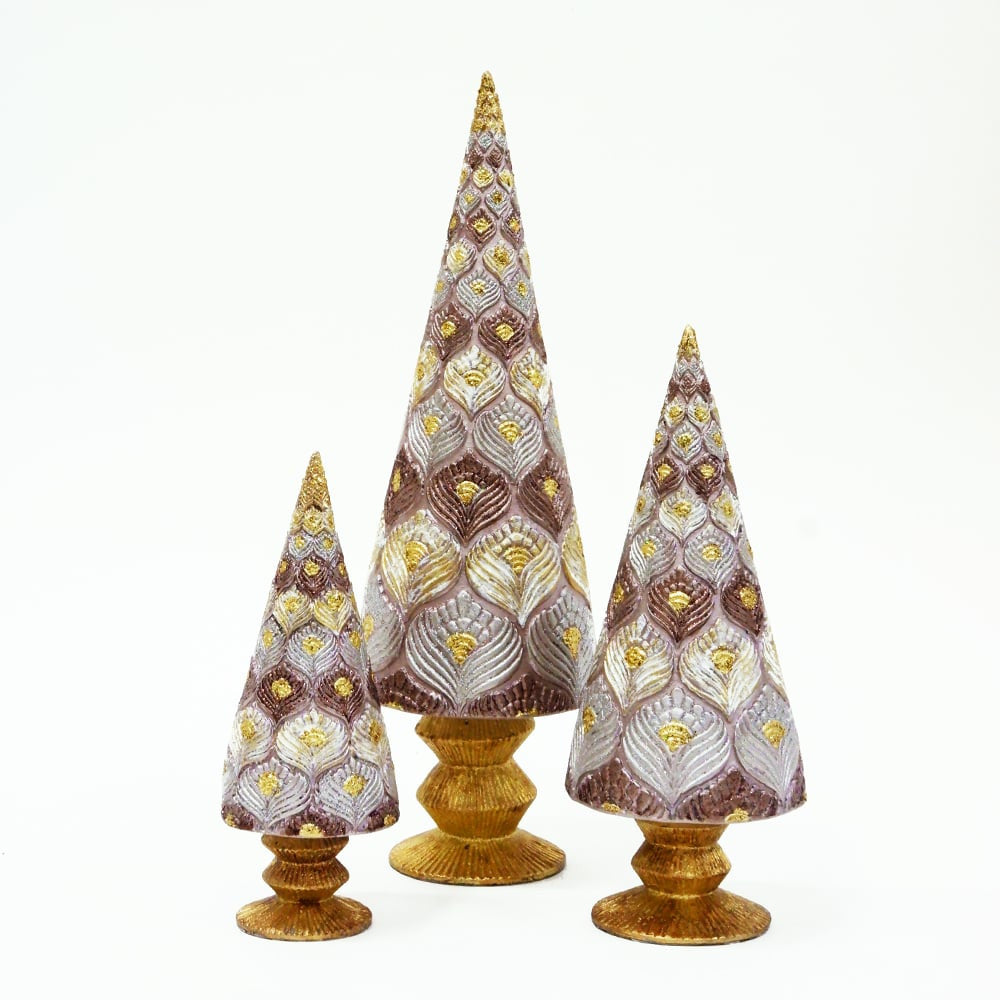 Zanzivar Cone Tree - Praline Glow – Out of Hand Quilting & Fabrics
