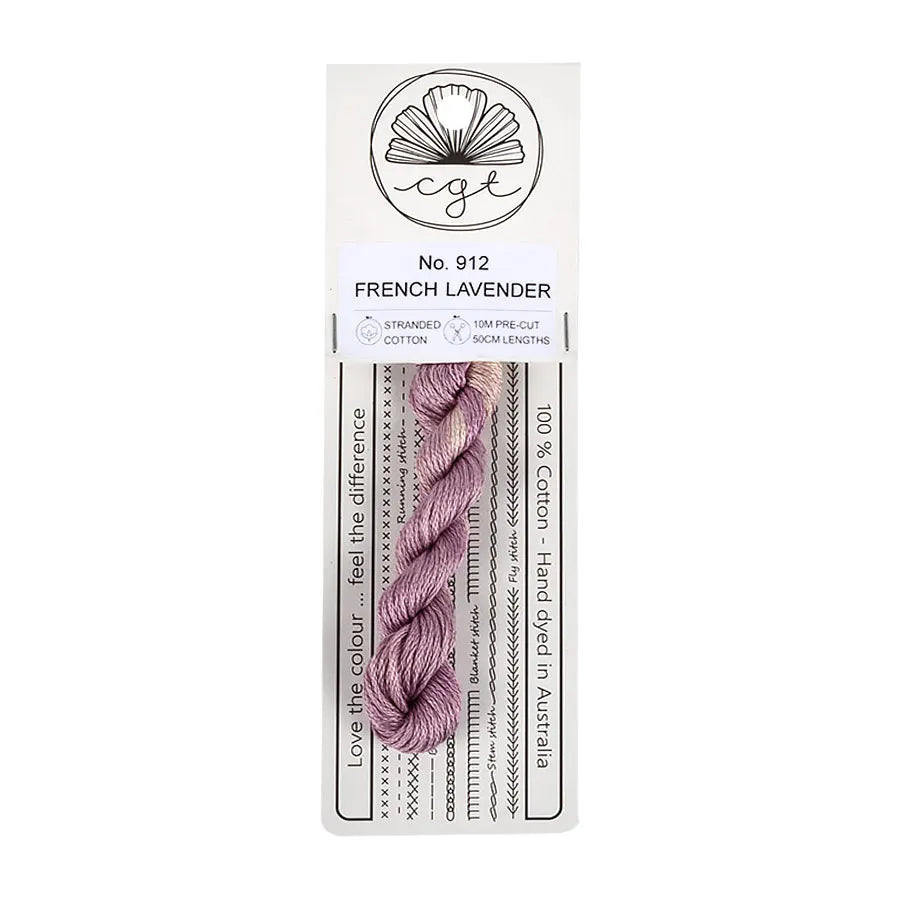 CGT 6-Strand - French Lavender - 912 – Out of Hand Quilting & Fabrics