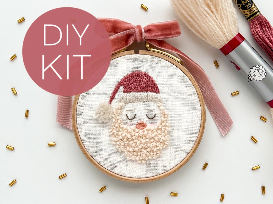 Santa Baby Embroidery Kit - Matryoshka Doll Shop – Out of Hand Quilting ...