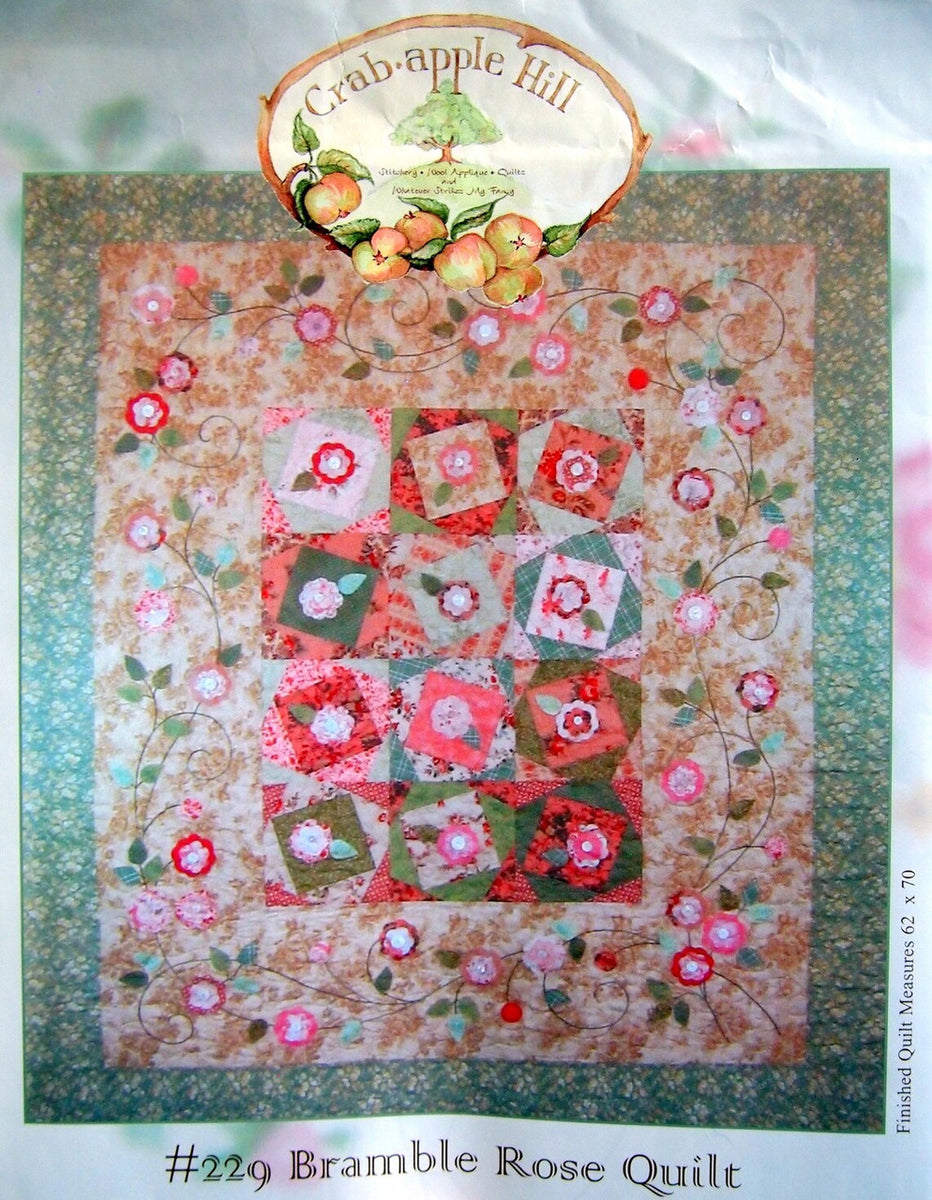 Bramble Rose Pattern by Crabapple Hill Studio – Out of Hand Quilting ...