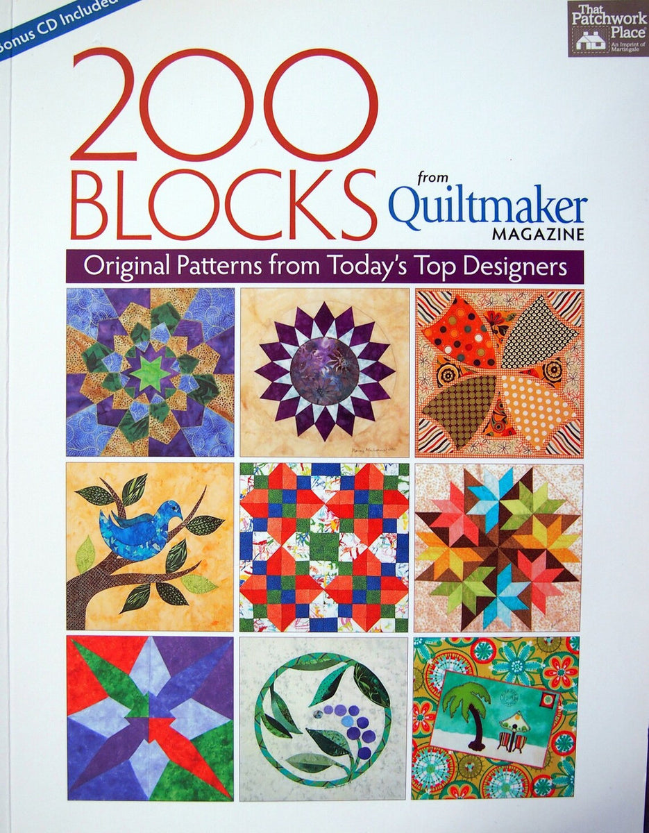 200 Blocks From Quiltmaker Magazine Pattern Book – Out of Hand Quilting ...