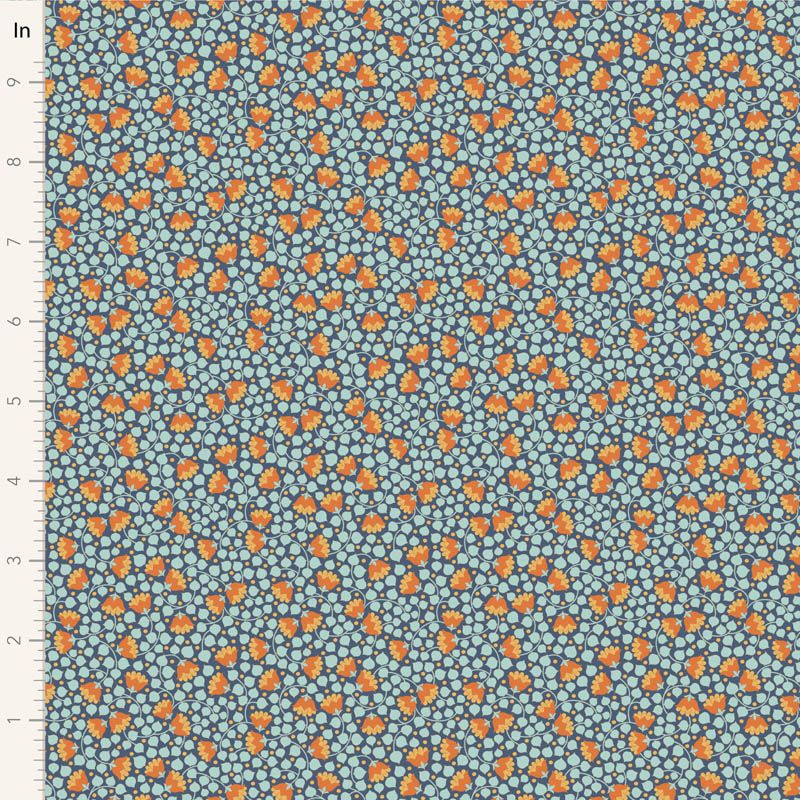 Wallflower - Bellflower Prussian - Tilda – Out of Hand Quilting & Fabrics