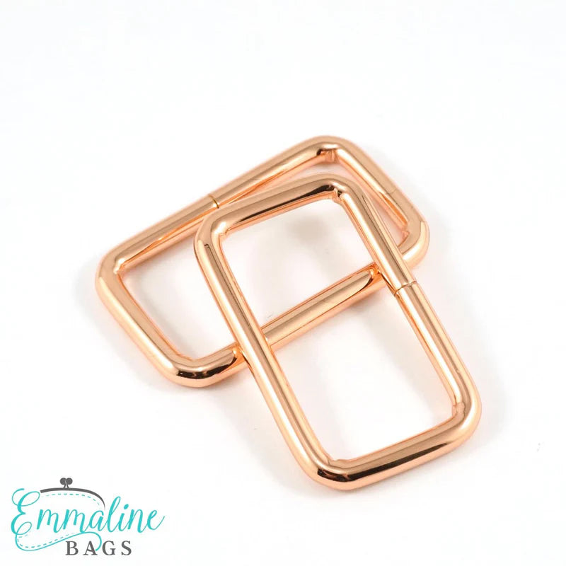 Emmaline 1-1/2" Rectangular Rings - Copper – Out of Hand Quilting & Fabrics