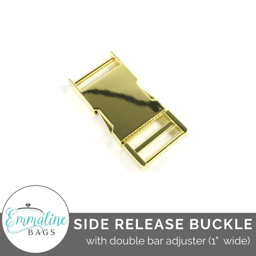Emmaline 1" Side Release Buckle with Double Bar Adjuster - Gold – Out ...